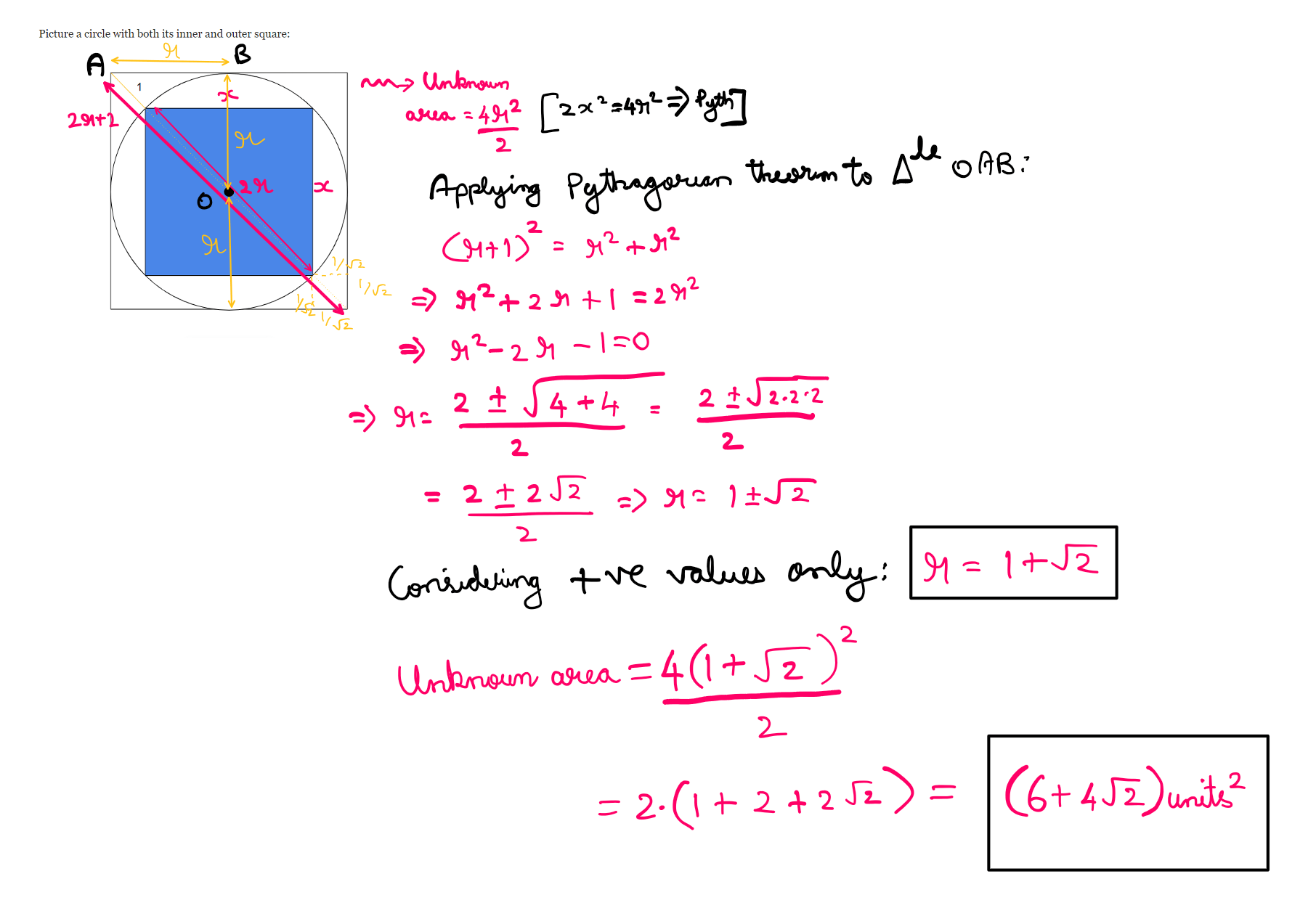 How to Solve this Square-Circle-Square Problem | by Hein de Haan | How ...